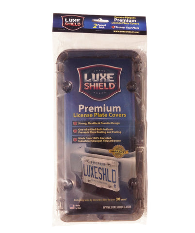 Premium Smoked License Plate Covers (2-Pack) includes Stainless Steel ...