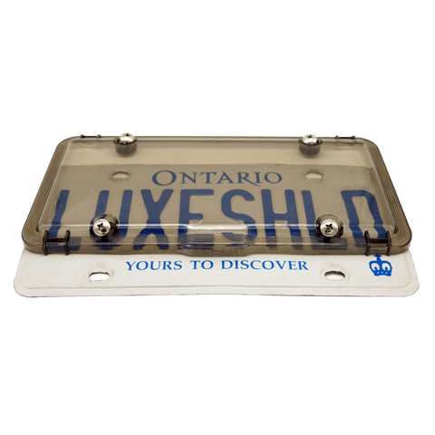 Premium Smoked License Plate Covers (2-Pack) includes Stainless Steel ...